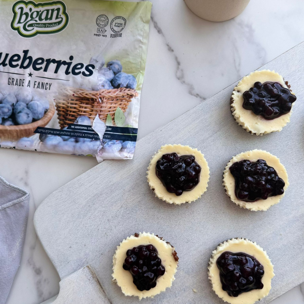 Blueberry Bliss Mini Cheesecakes - bganfoods.com